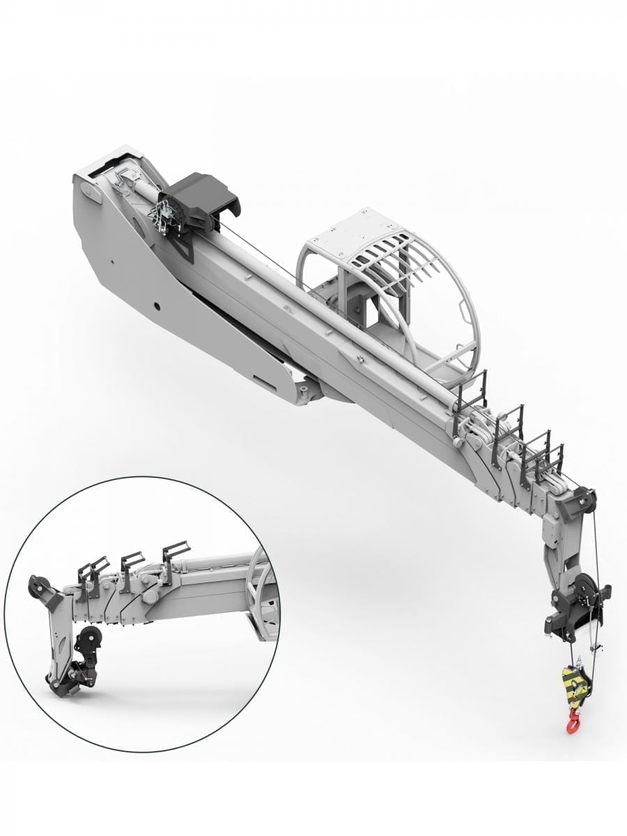 RTH Articulating Winch Boom For Road Use - Stanmore Equipment Ltd.